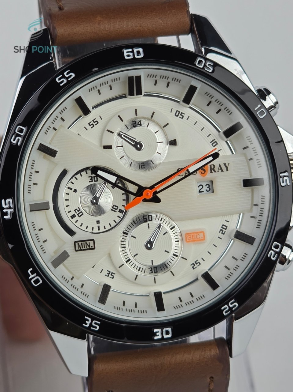 CASSRAY Sports Leather Straps Watch For Mens. – shopoint.pk