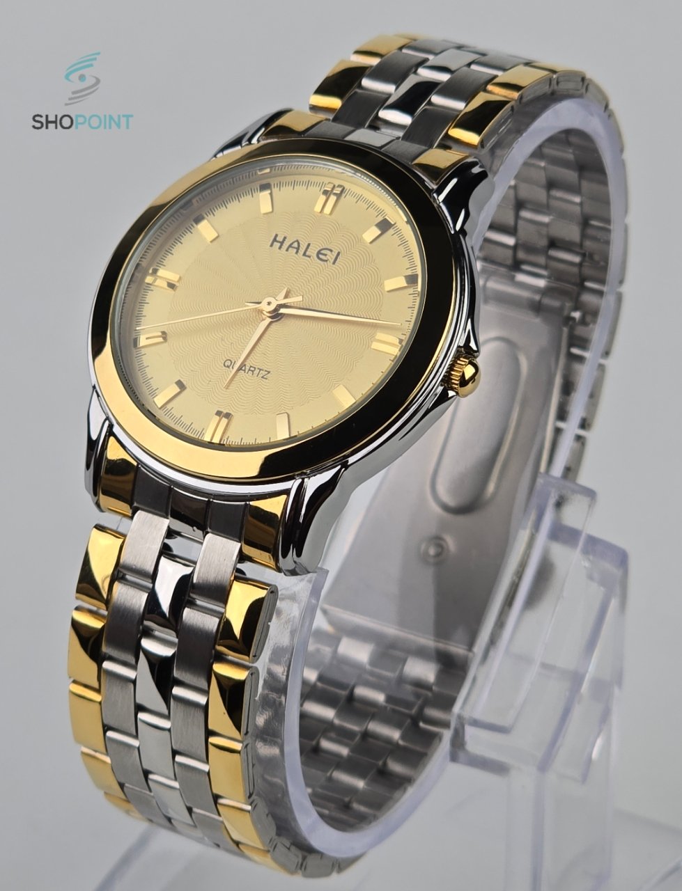 HALEI QUARTZ GOLDEN DIAL WATCH FOR MEN. – shopoint.pk