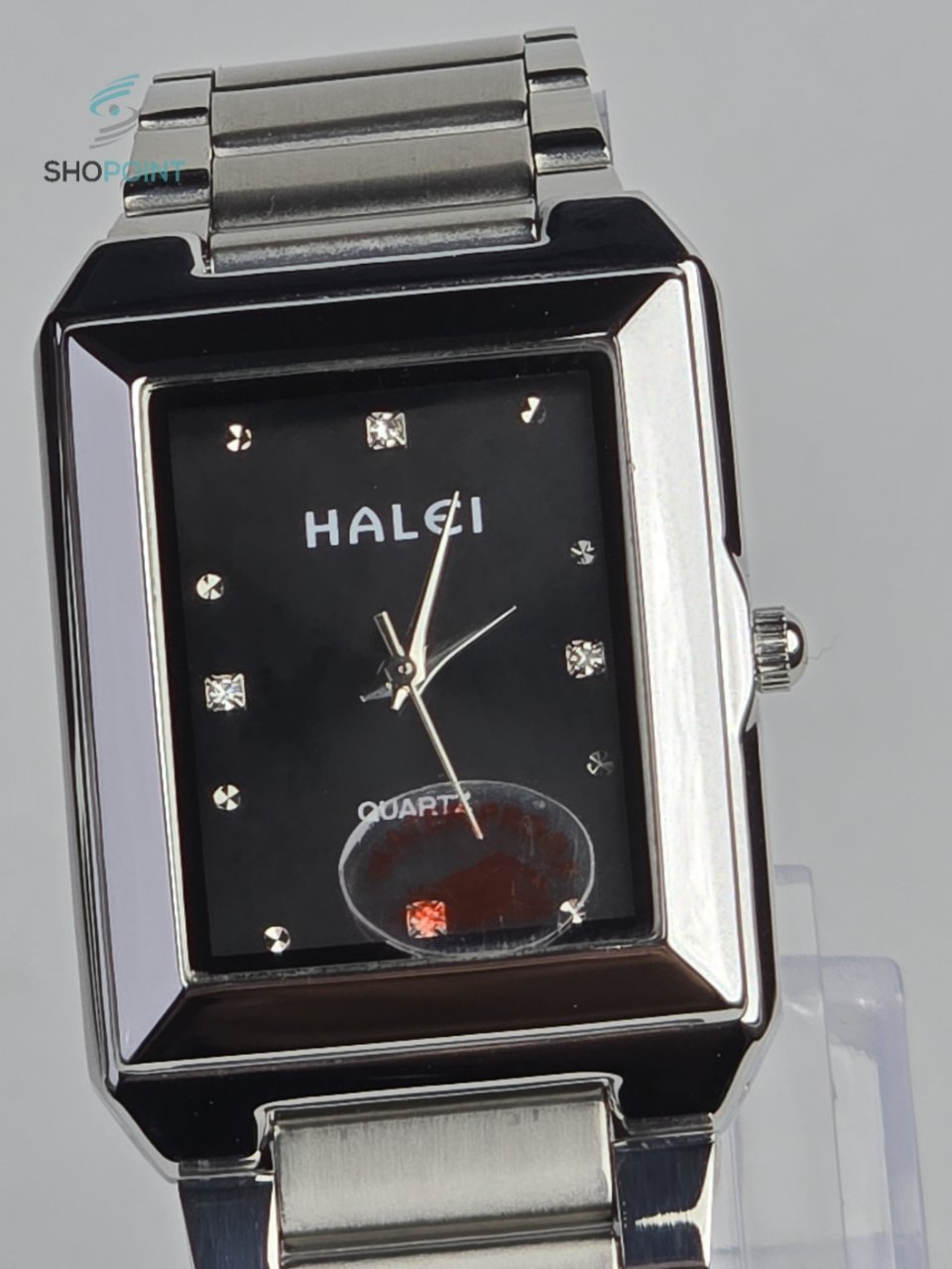 HALEI Square Dial Stainless Steel Chain Watch For Men. – shopoint.pk