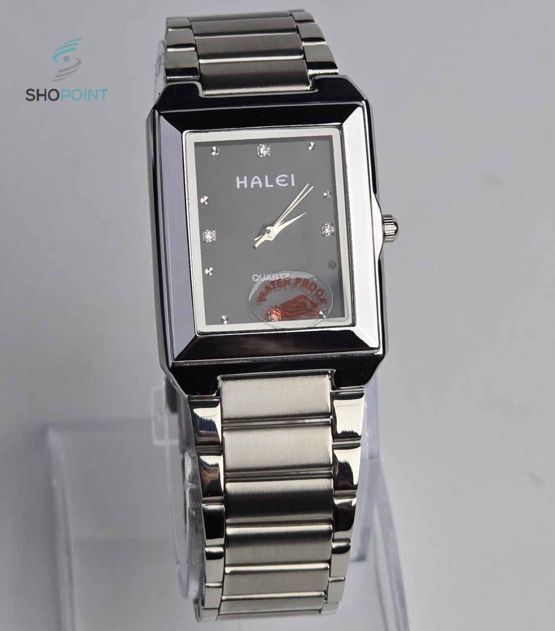 HALEI Square Dial Stainless Steel Chain Watch For Men. – shopoint.pk