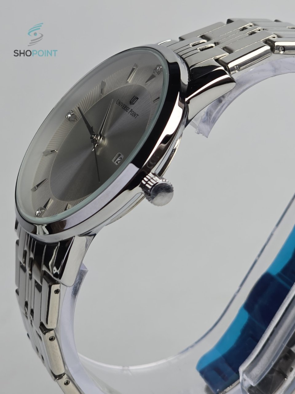 Universal Point Slim Stainless Steel Chain Men`s Watch. – shopoint.pk