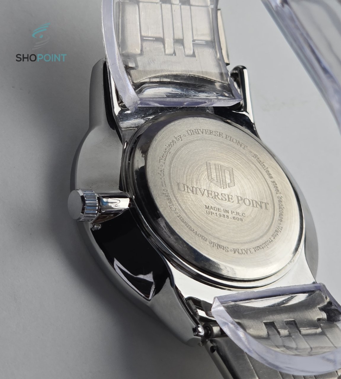 Universal Point Slim Stainless Steel Chain Men`s Watch. – shopoint.pk