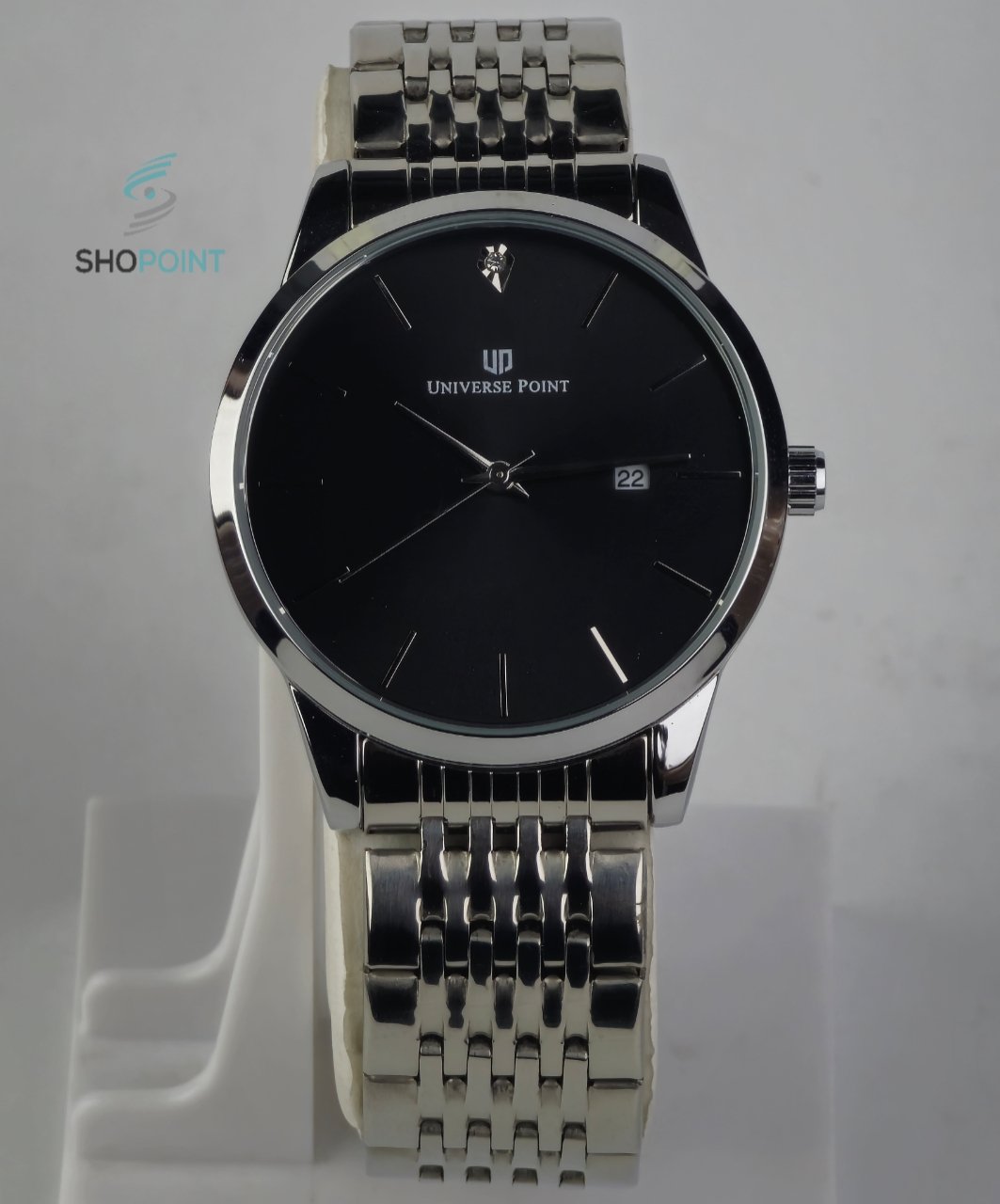 UNIVERSE POINT STAINLESS STEEL CHAIN WATCH 3ATM WATER RESISTANCE ...